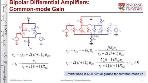 Differential Amplifiers Content Pptx