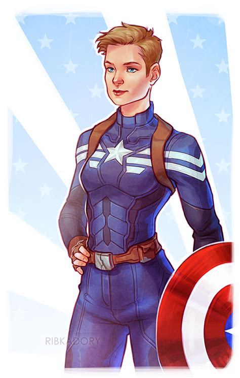 Captain America By Ribkadory On Deviantart