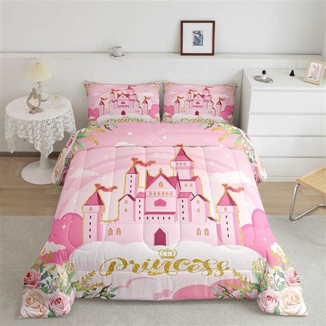 Princess Twin Bedding Sets For Girlspink Castle Dreamy