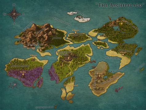 Another Map Of The Archipelago By Tayleaf On Deviantart