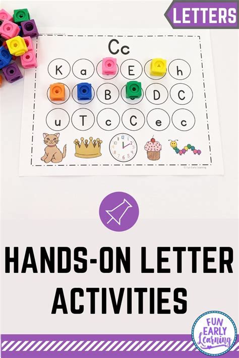 Learning Letters Hands On Alphabet Activities Letter Activities