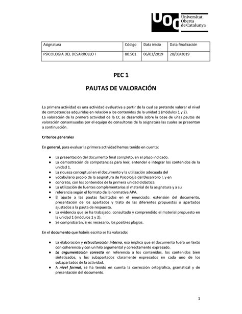 Pec1 Pautas De Valoración Warning Tt Undefined Function 32 Warning Tt Undefined Function