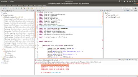Java Cannot Resolve Jsonparser Stack Overflow