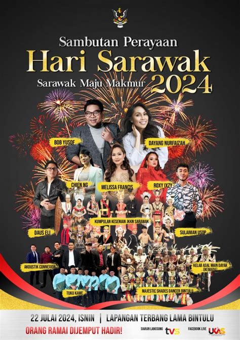 Persembahan Artis Antara Pengisian Acara Hari Sarawak Di Bintulu 22