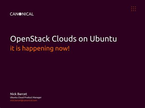 Openstack In Action2 Canonical Openstack Cloud On Ubuntu It Is