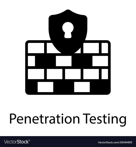 Penetration Testing Royalty Free Vector Image Vectorstock