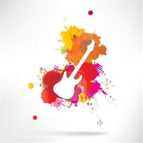 Premium Vector Abstract Background Notes And Splatter