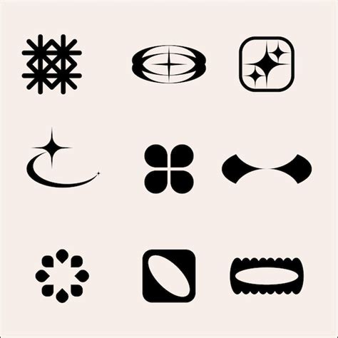 Premium Vector Random Shape Sticker Pack Num5