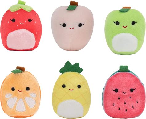 Buy Squishville By Squishmallows Mini Plush Fruit Squad Six 2” Soft Minimallow Fruit Plush
