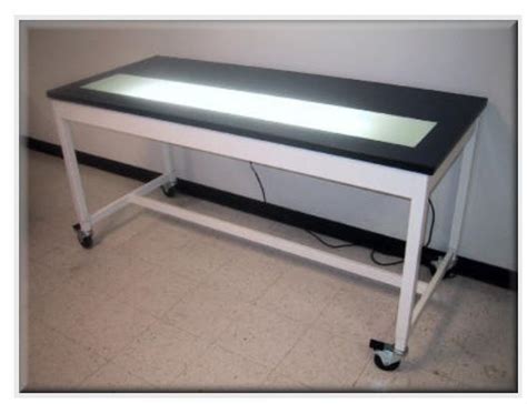 Table Model A 109p Lt Illuminated Top Light Tables Inspection Tables