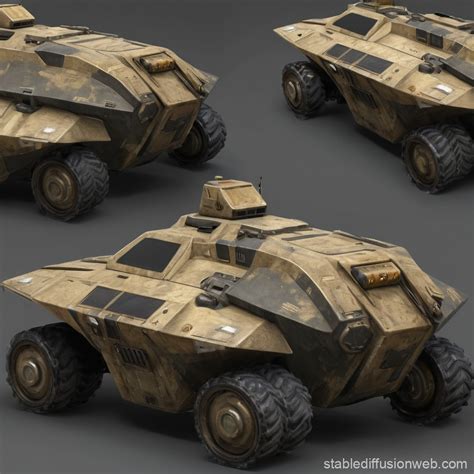 Science Fiction Vehicle Texture Stable Diffusion Online