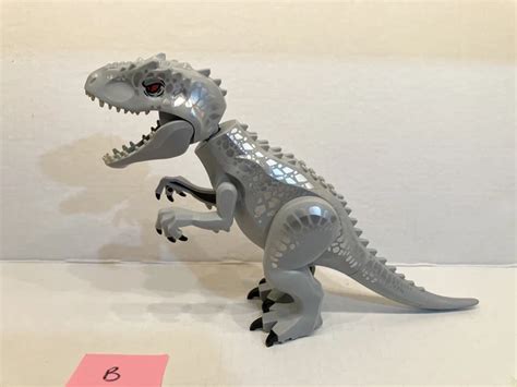 Lego Indominus Rex Dinosaur Figure From Jurassic World 75941 Gray W