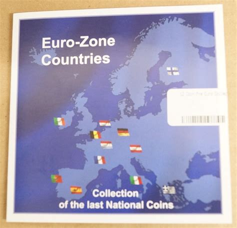 Euro Zone Countries Collection Of The Last National Coins Pre Owned