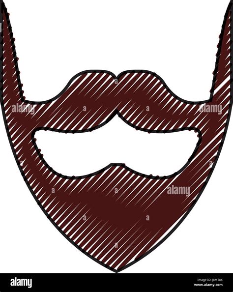 Scribble Vintage Beard Cartoon Stock Vector Image And Art Alamy