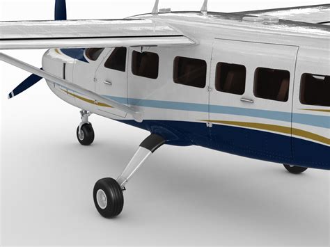 Cessna 208 Caravan 3d Model Rigged Cgtrader