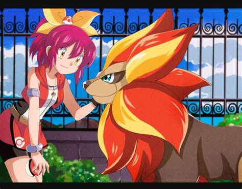 Me And Pyroar Pokemon Special Pokemon Dragon Cute Pokemon