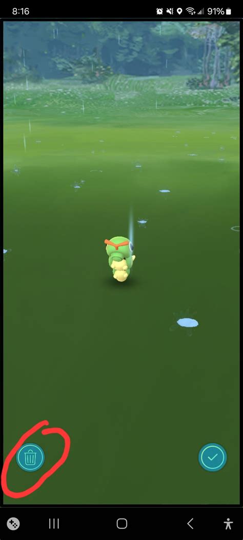 why can i delete snapshots for wild pokemon but not when i take one of