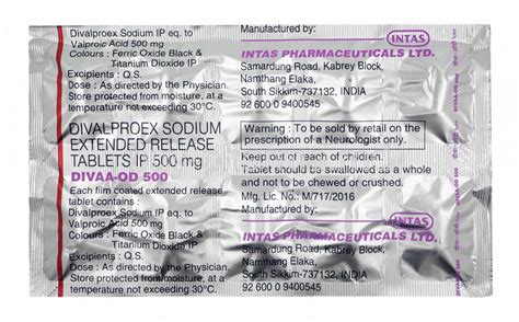 Buy Divaa Od Divalproex Online