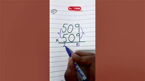 Multiplication Trick Mathtricks Multiplicationtrick Tricks Shortsfeed Youtube