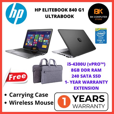 Hp Elitebook I Th Gen G Refurbished Laptop Notebook Intel I Hp Elitebook G Lazada