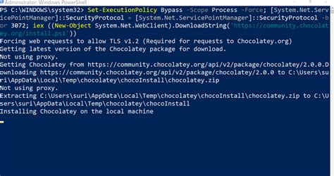 Install Chocolatey On Windows