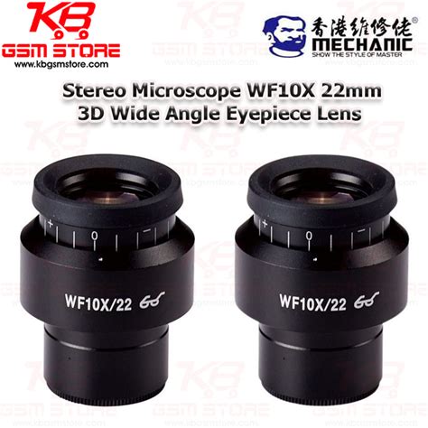 Stereo Microscope Wf10x 22mm 3d Wide Angle Eyepiece Lens