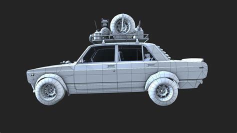 3d Model Vaz 2107 Custom Vr Ar Low Poly Cgtrader