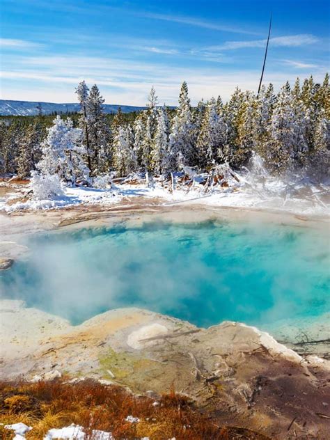 7 Yellowstone Hot Springs And Geysers To Visit In Winter