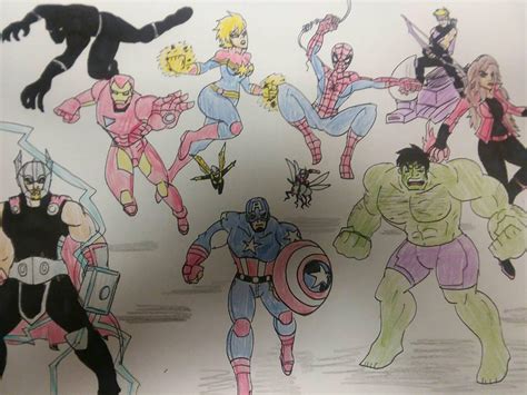 Avengers Fan Art By Cenzo25 On Deviantart