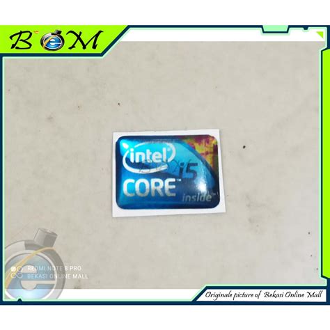 Jual Sticker Stiker Logo Timbul Processor Intel Core I5 Gen 1 Shopee