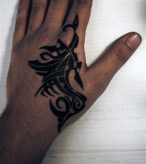 41 Cool Tribal Hand Tattoos For Men