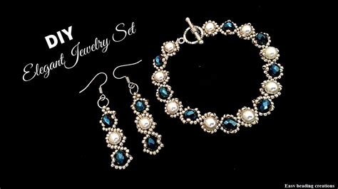 Diy Elegant Jewelry Set How To Make A Jewelry Set Youtube