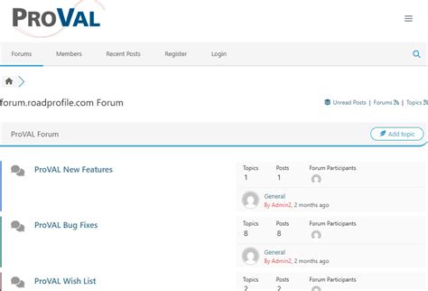 Proval Support Proval View And Analyze Pavement Profiles
