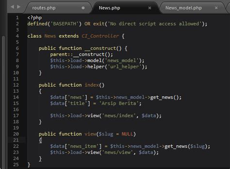 Help Cimodel Memanggil Data Dari Dtbase Lewat Url Forum Coding