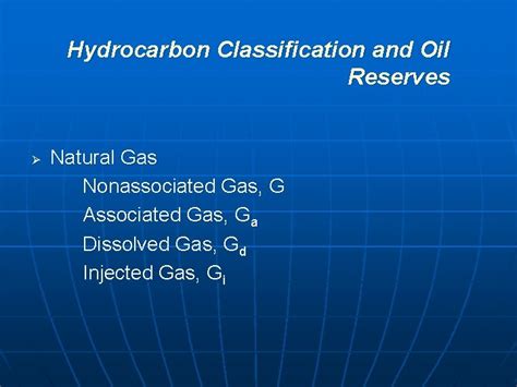 Session 2 Stage In Field Development Hydrocarbon Classification