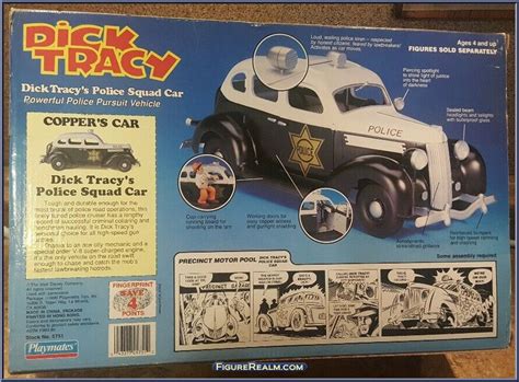 Police Squad Car Dick Tracy Vehicles Playmates Action Figure