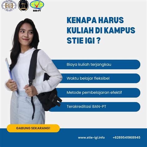 Kontak Pendaftaran Kampus Stie Igi Kuliah Karyawan K2 Kuliah Karyawan