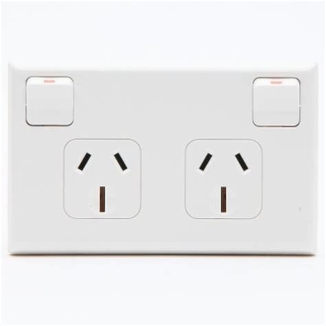 Pdl Pdl69515wh Sw Socket 15a Double Horiz White