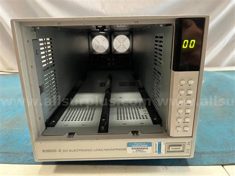 Chroma 63600 2 Dc Electronic Load Mainframe Allsurplus