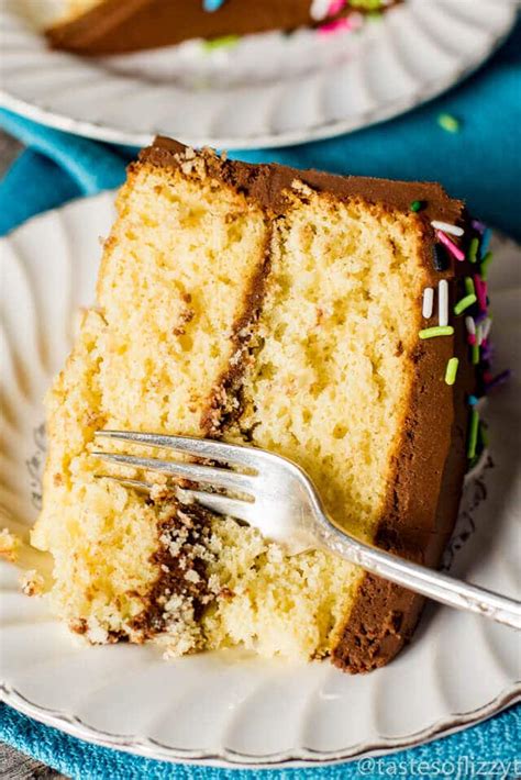 Basic Homemade Yellow Cake Recipe