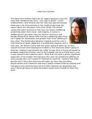 Karen Ann Quinlandocx Karen Ann Quinlan The Karen Ann Quinlan Had Such An Impact Because It