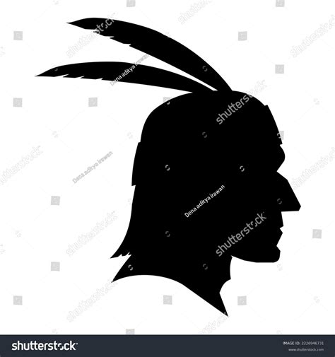 Apache Indian Silhouette