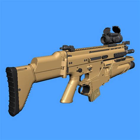 3d Army Sof Combat Assault Rifle Model