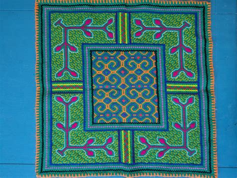 Christmas Shipibo Kene Pattern Authentic Tribal Shamanic Tapestry Etsy