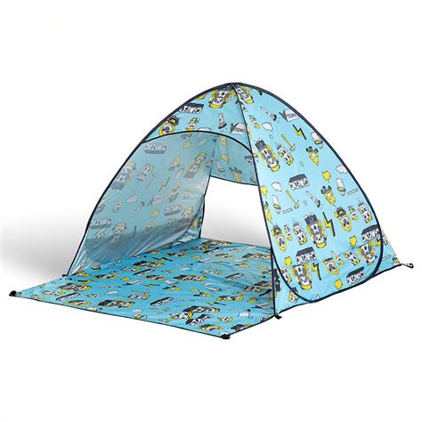 防晒简易卡通儿童小帐篷户外速开折叠轻便沙滩帐篷遮阳棚免搭便携虎窝淘