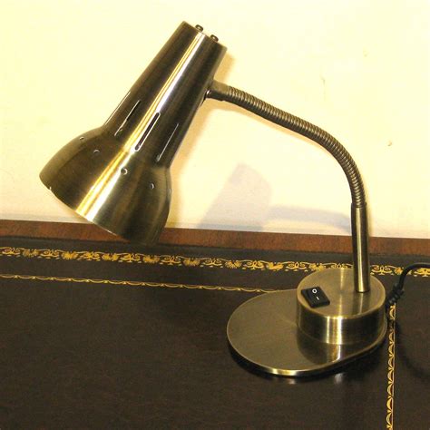 Modern Brass Effect Angle Poise Desk Lamp Dorking Desks