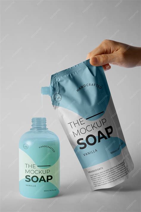 Premium Psd Refillable Container Mockup Design