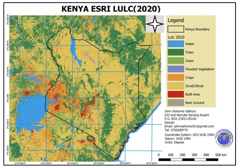 Kenya Esri Lulc 2020 Spatialnode