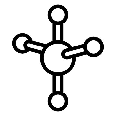 Premium Vector Molecule Icon Style