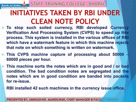 Rbi Clean Note Policy Detection Of Counterfeit Notes And Note Refund Rules Pdf